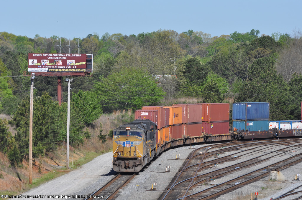 UP 5159 On NS 95 G Southbound